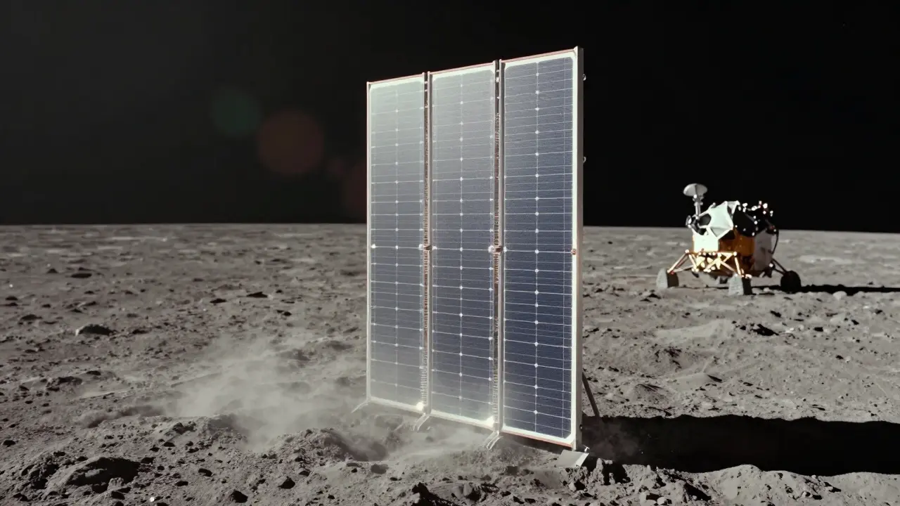 Dust Mitigation on Lunar Solar Arrays: Cleaning and Coatings for ...